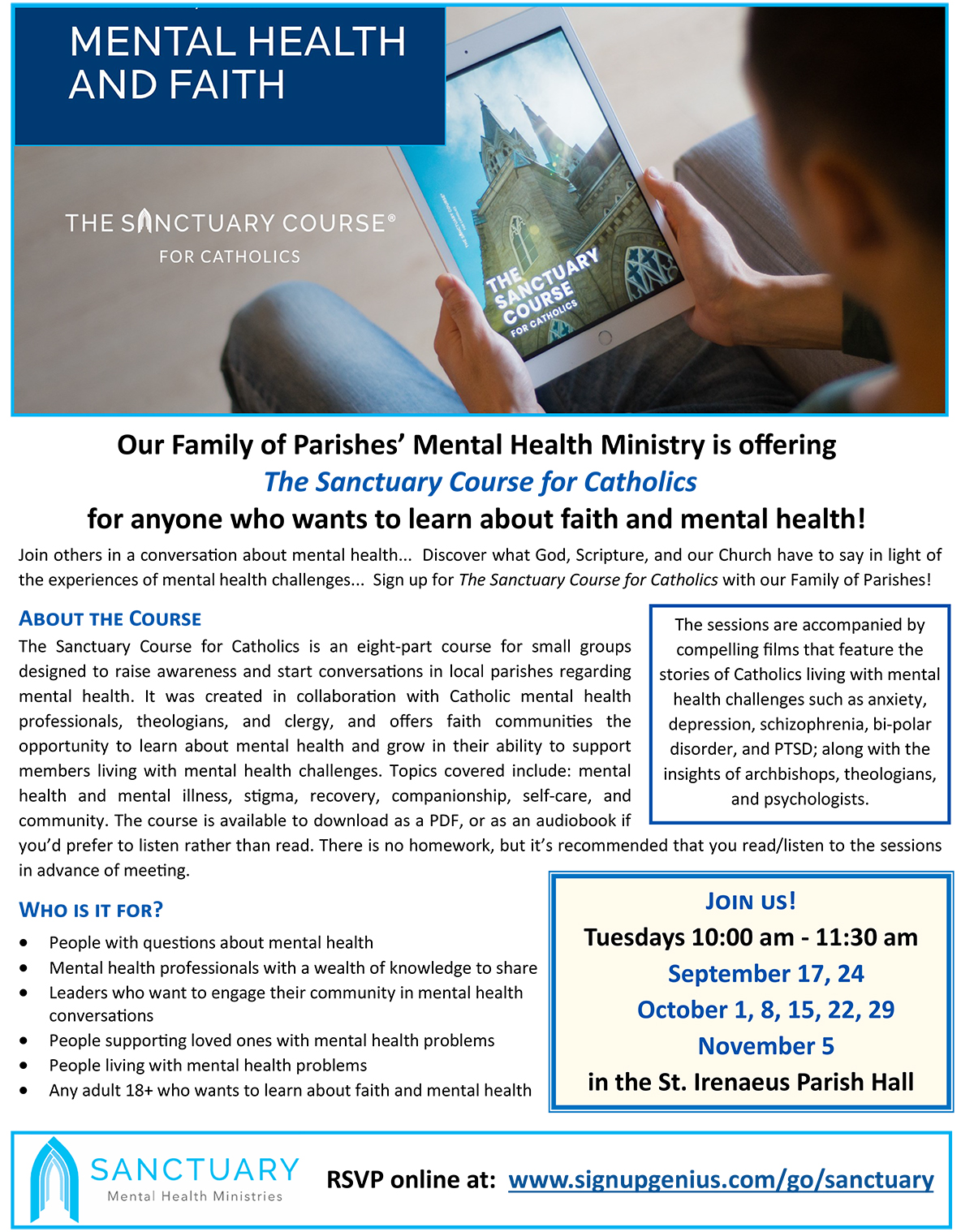 Mental Health - St. Irenaeus Catholic Church